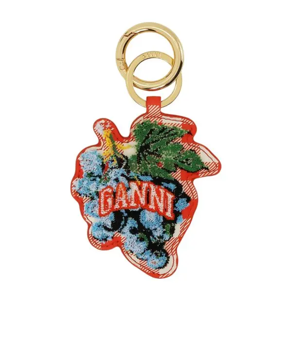 GANNI Grape Charm Keyring - Multicolor