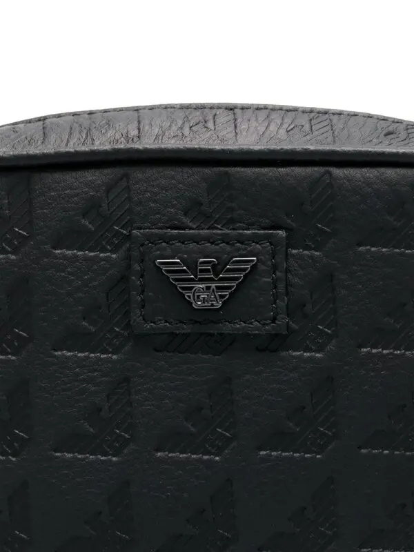 Emporio Armani Embossed Logo Messenger Bag