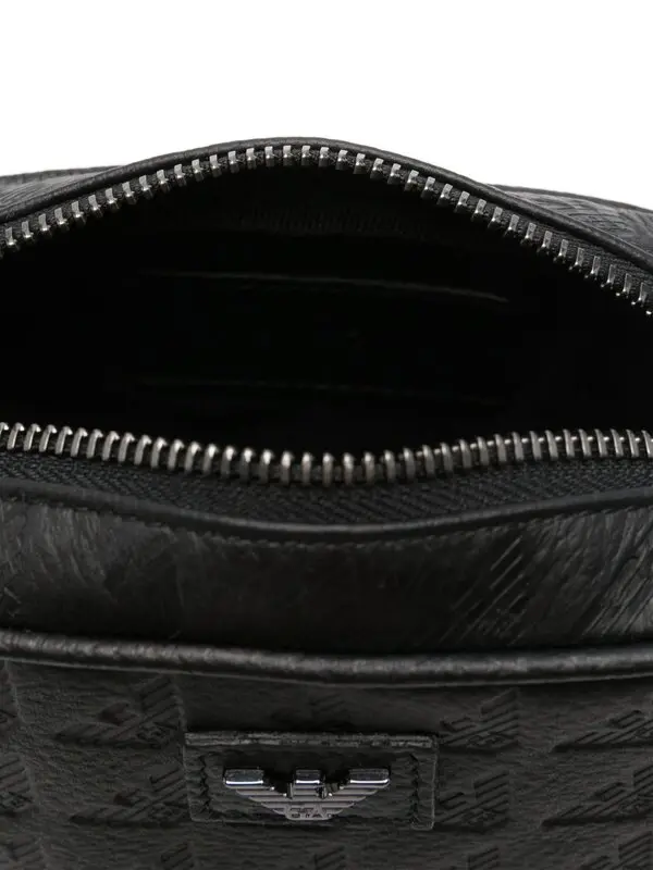 Emporio Armani Embossed Logo Messenger Bag