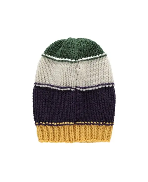 Prada Striped Knitted Beanie