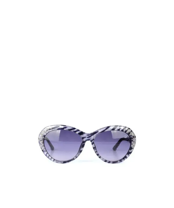 SWAROVSKI Oval Logo Embellished Sunglasses - Multicolor