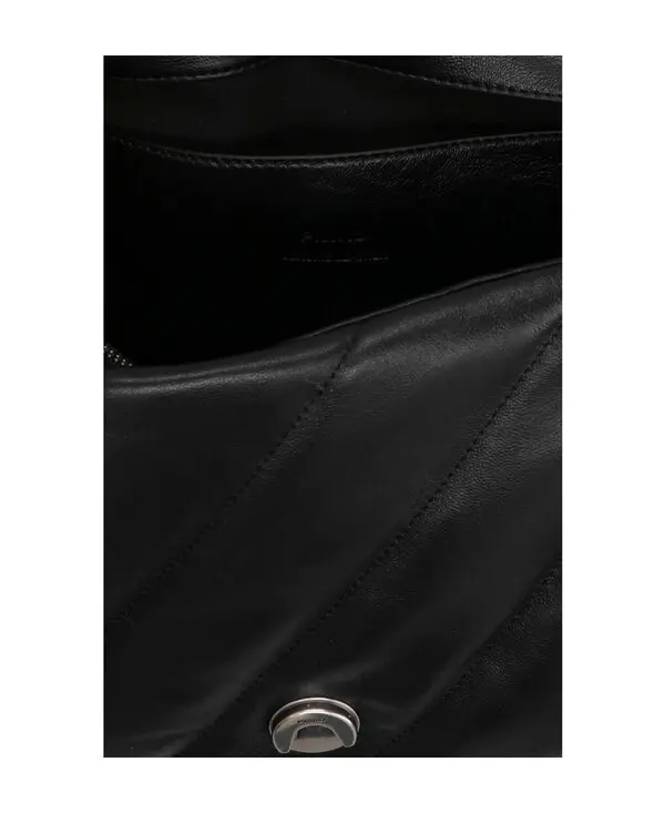 Pinko Love Classic Puff Maxi Quilted Shoulder Bag - Black