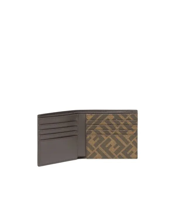 Fendi Ff Bi-fold Wallet - Brown