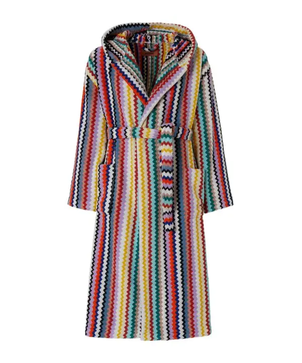 Missoni Chevron Terry Bathrobe - Multi-color