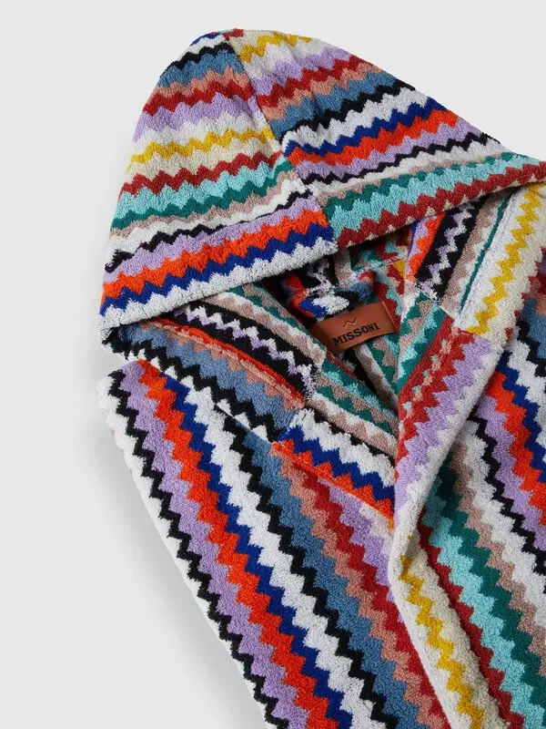 Missoni Chevron Terry Bathrobe - Multi-color