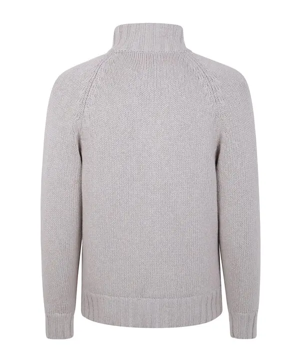 Brunello Cucinelli High Neck Zip-up Cardigan