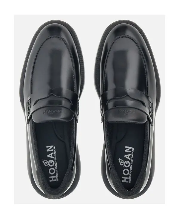 Hogan H600s Slip-on Penny Loafers