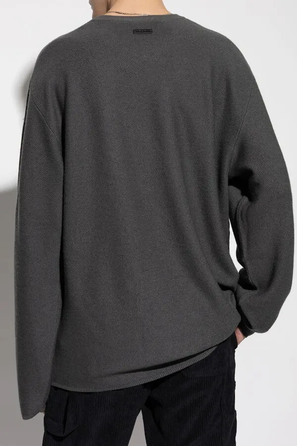 Dolce & Gabbana Logo Patch Crewneck Jumper