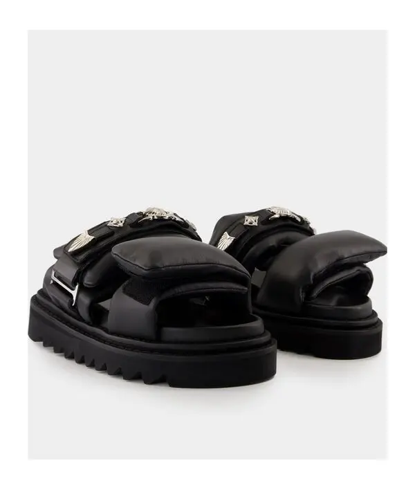 Toga Round Toe Adjustable Strap Sandals