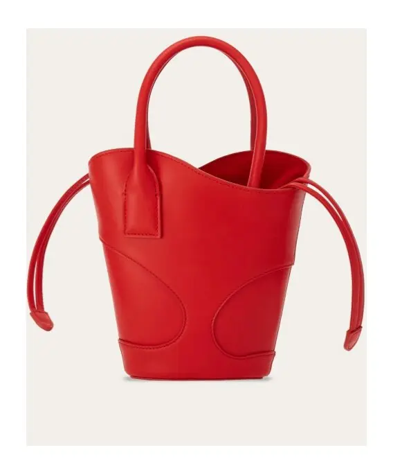 FERRAGAMO Cut Out Detailed Bucket Bag