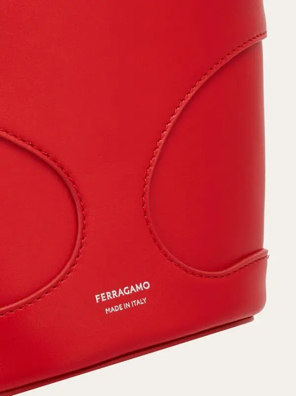 FERRAGAMO Cut Out Detailed Bucket Bag