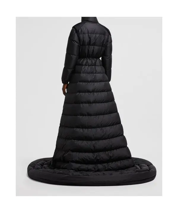 Moncler Down Long Coat - Black