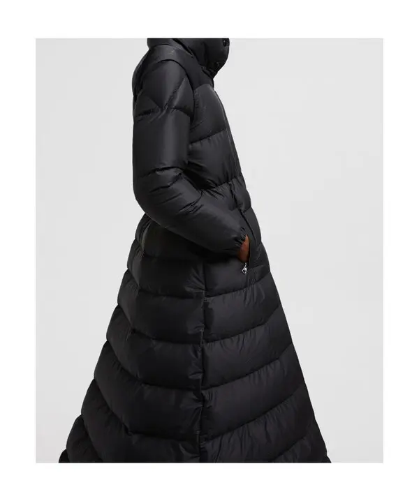 Moncler Down Long Coat - Black