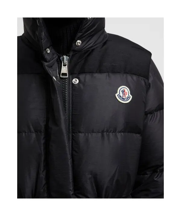 Moncler Down Long Coat - Black
