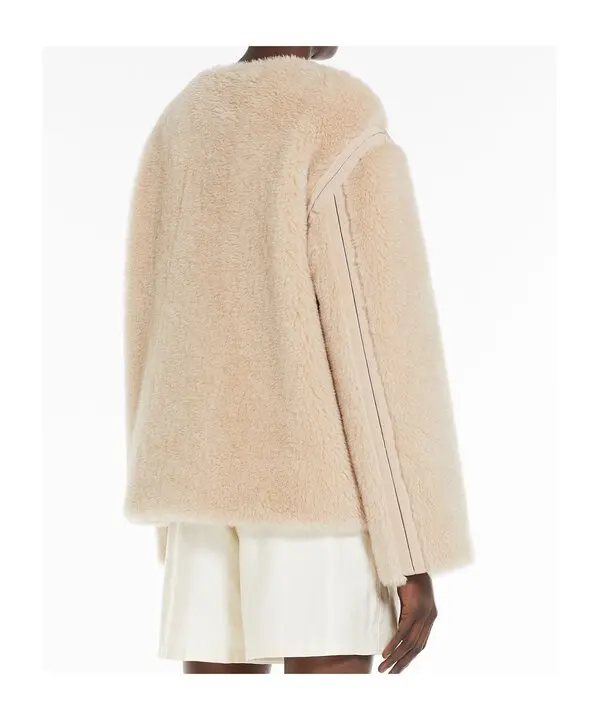 Max Mara Zip-up Crewneck Jacket