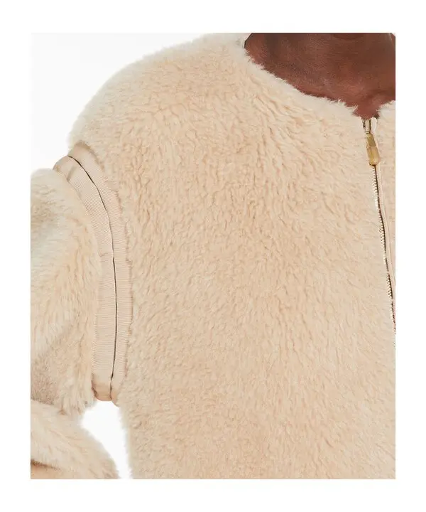 Max Mara Zip-up Crewneck Jacket