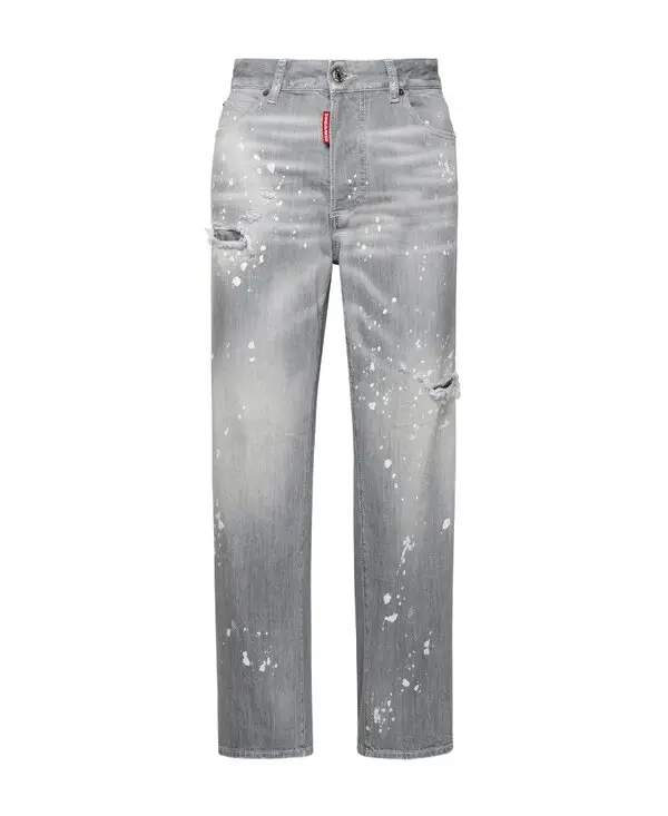 Dsquared2 Distressed Spotted Washed Jeans