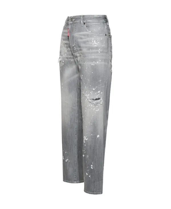 Dsquared2 Distressed Spotted Washed Jeans