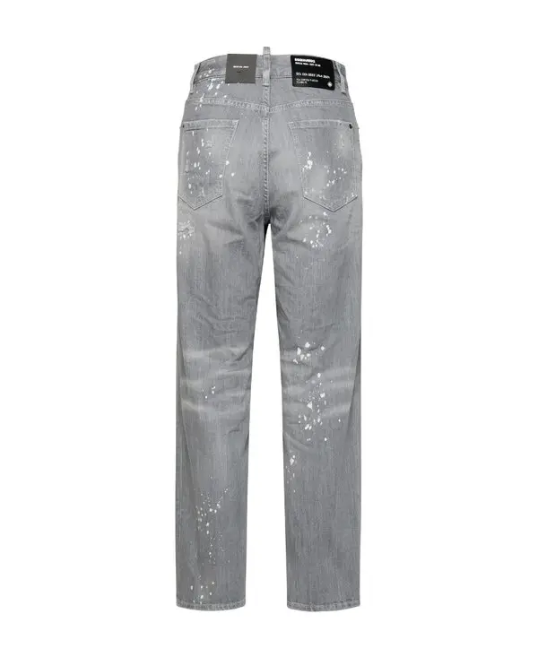 Dsquared2 Distressed Spotted Washed Jeans