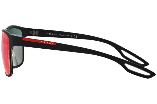 Prada Rectangle Sunglasses With Logo Detail - Multicolor