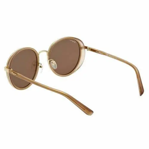 FERRAGAMO Oval Logo Sunglasses - Brown