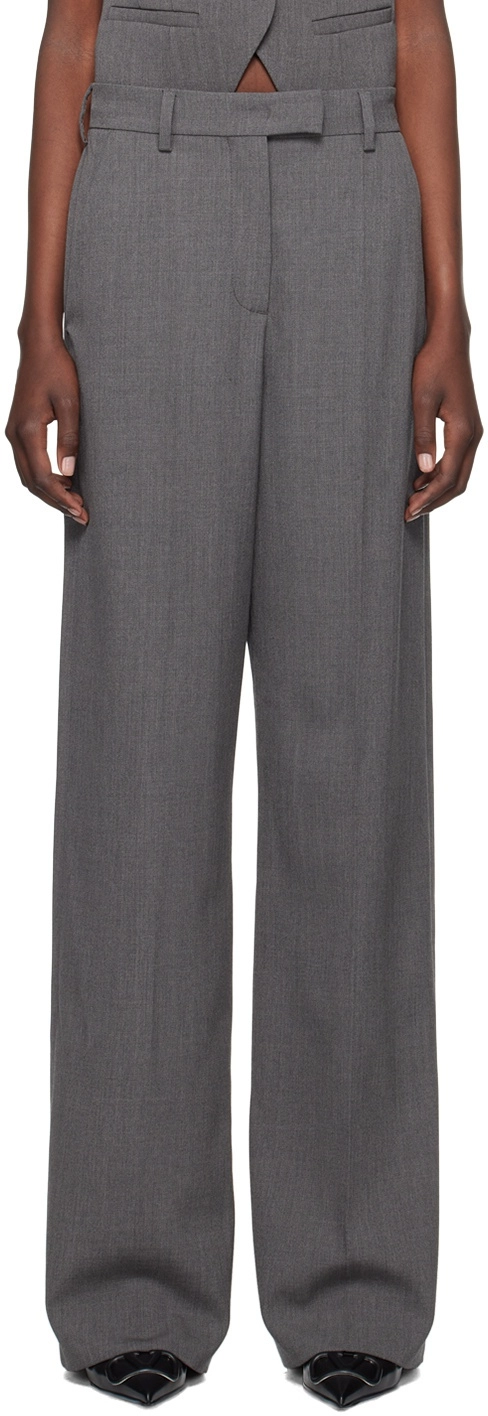Valentino Garavani High-waisted Wide-leg Tailored Trousers