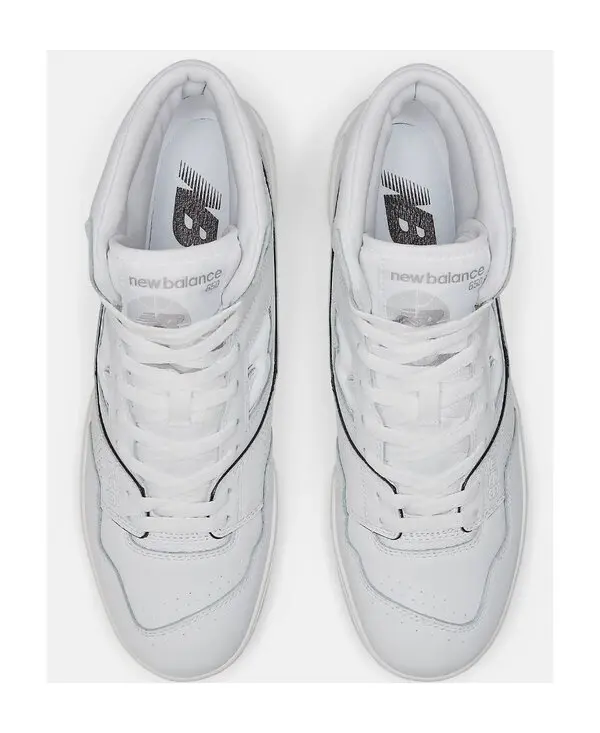 NEW BALANCE 650 High-top Lace-up Sneakers - Gray
