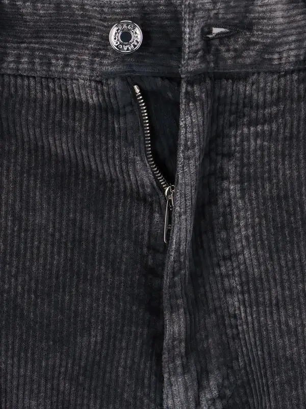 Dolce & Gabbana Corduroy Logo Patch Pants
