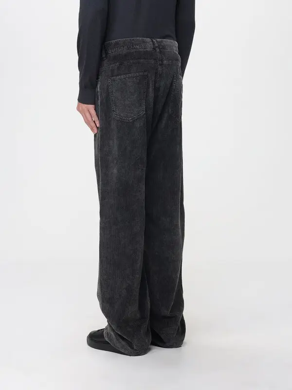 Dolce & Gabbana Corduroy Logo Patch Pants