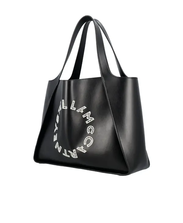 Stella McCartney Logo Print Tote Bag - Black