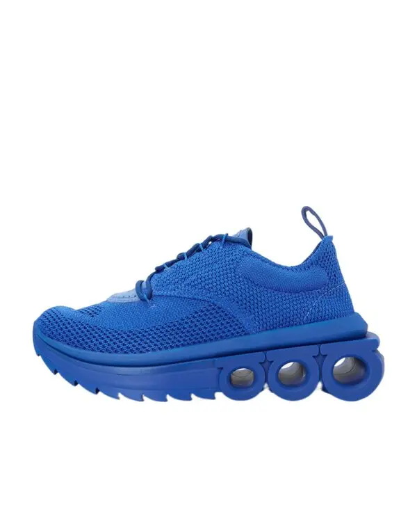 FERRAGAMO Lace Up Sneakers - Blue