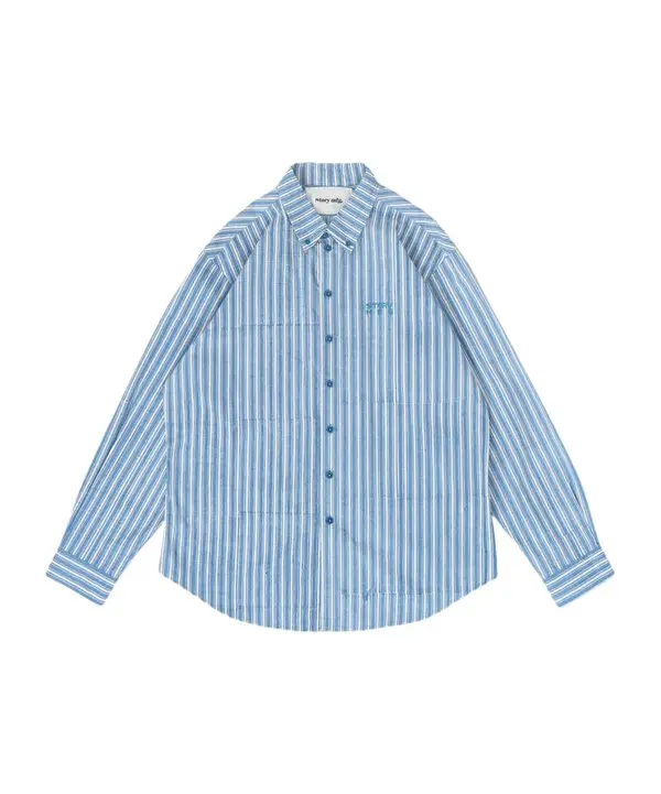 STORY MFG. Striped Button-down Shirt