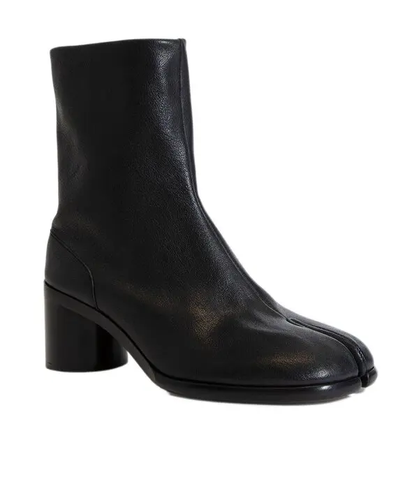 MAISON MARGIELA Tabi Side-zipped Ankle Boots - Black