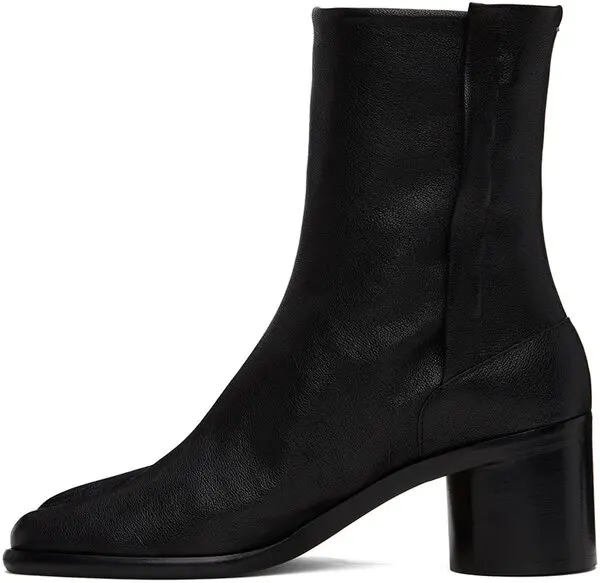 MAISON MARGIELA Tabi Side-zipped Ankle Boots - Black