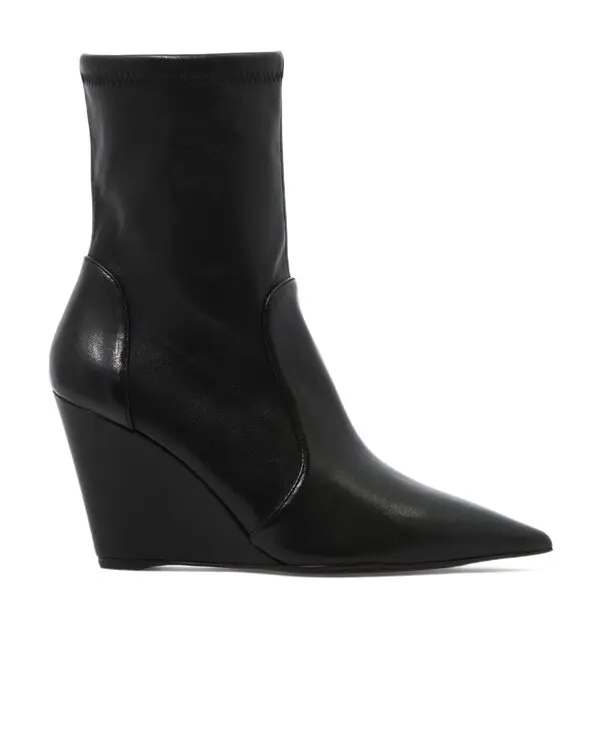STUART WEITZMAN Wedge Sock Ankle Boots
