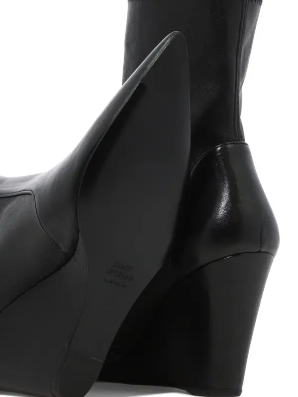 STUART WEITZMAN Wedge Sock Ankle Boots