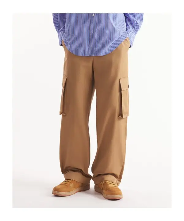 Maison Kitsuné Straight Leg Cargo Pants - Beige