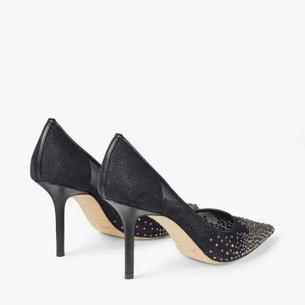 JIMMY CHOO Pointed Toe Embellished High Heel Pumps