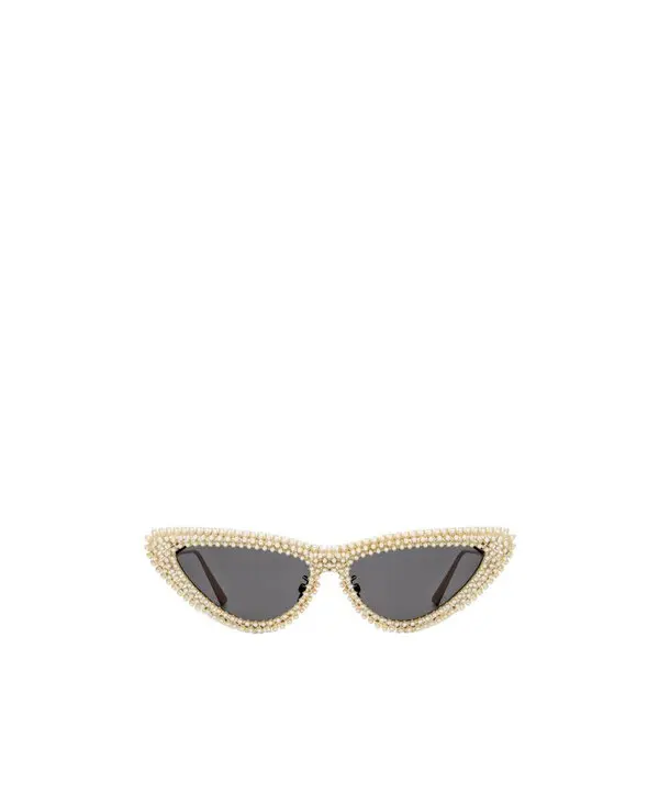 Dior Butterfly Embellished Sunglasses - Gray