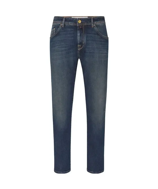 Jacob Cohen Scott Cropped Stretch Jeans - Blue