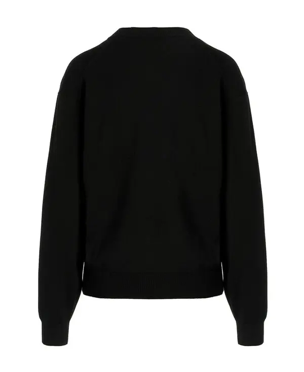 Kenzo Boke Flower Crest Crewneck Jumper - Black
