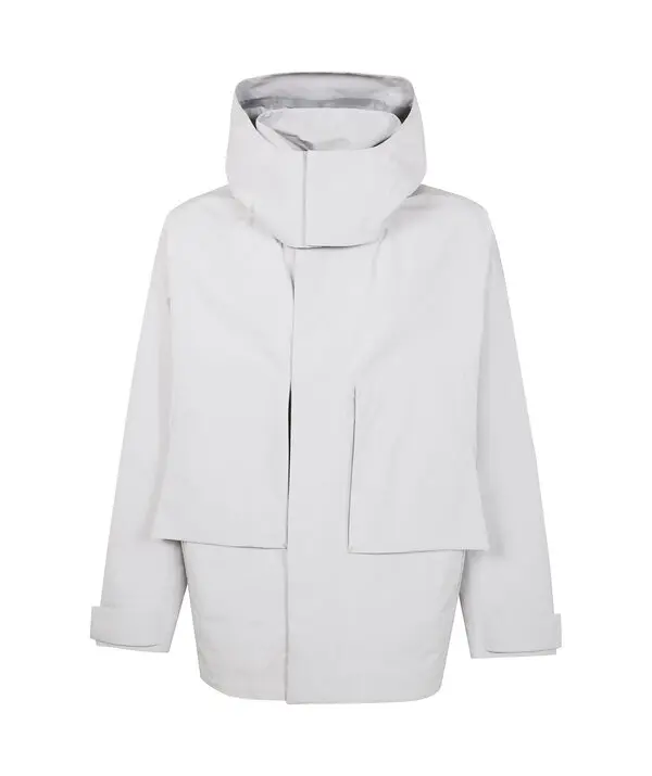 Herno 3l Gore-tex Jacket With Detachable Hood - Grey