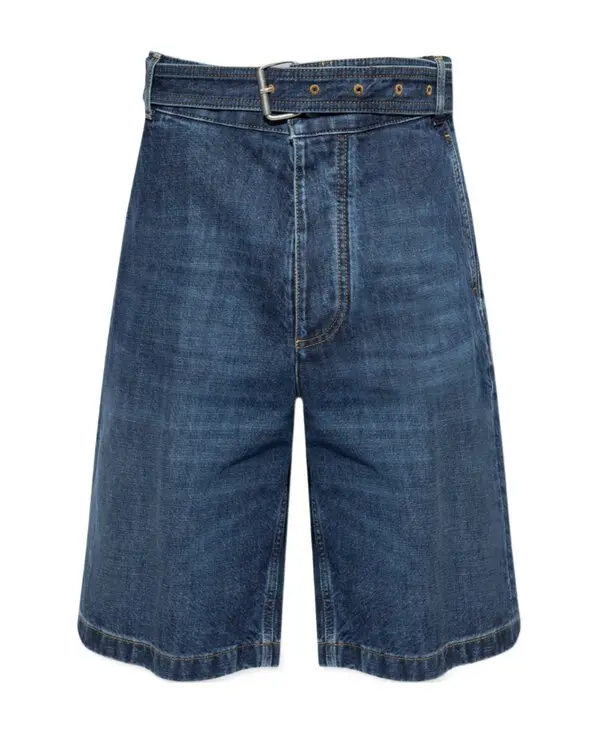 Bottega Veneta Belted Denim Shorts