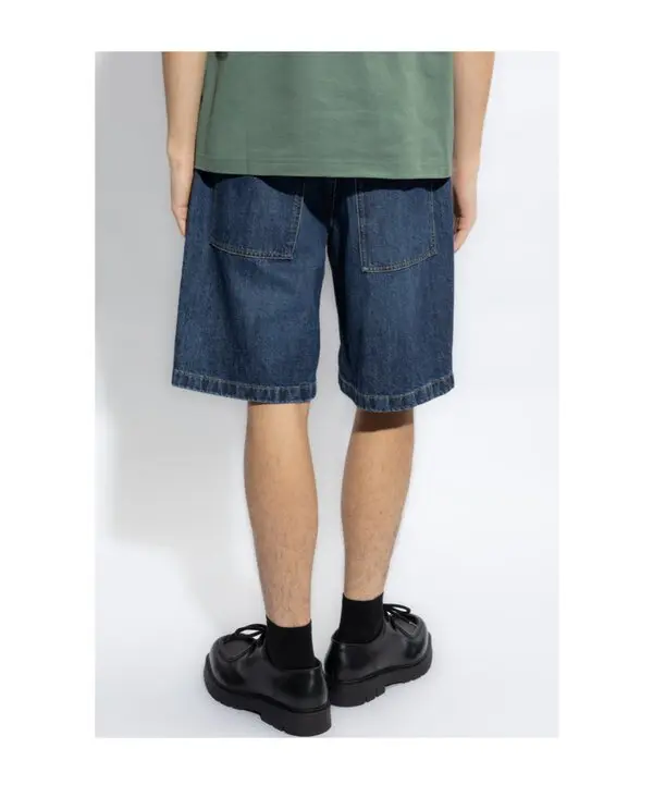 Bottega Veneta Belted Denim Shorts
