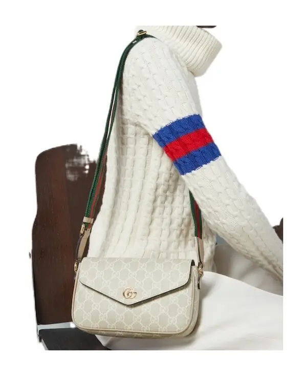 Gucci Ophidia Mini Shoulder Bag - Nude