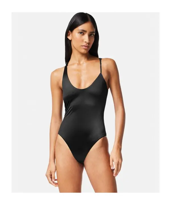 Versace Rolled Cut-out One-piece Swimsuit