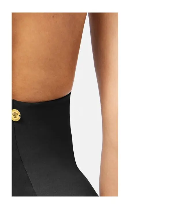 Versace Rolled Cut-out One-piece Swimsuit