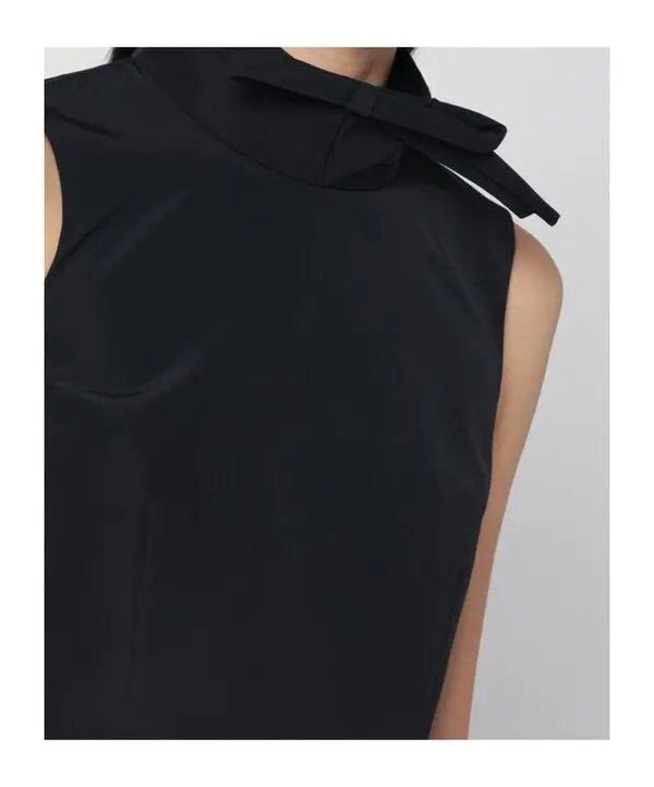Givenchy Sleeveless High Neck Bow Dress