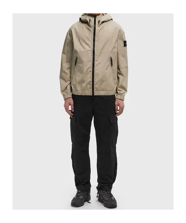 Stone Island Watro-tc Hooded Jacket - Desert