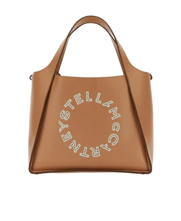 Stella McCartney Logo Detail Top Handle Bag